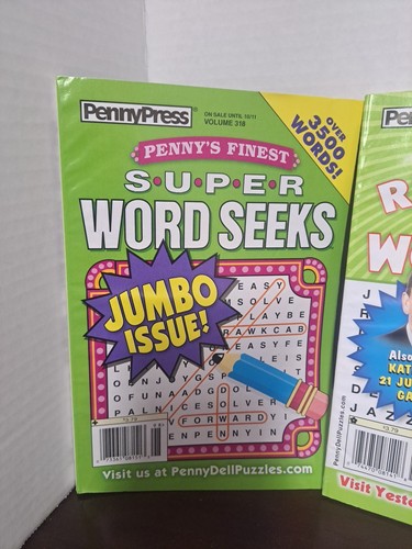 Lot Of 4 2017 Penny Press Word Seek Paperback Books | eBay