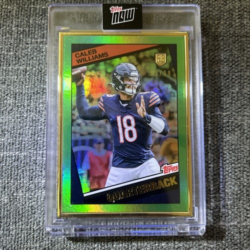 2024 Topps Now Rookie Campaign Quarterbacks Caleb Williams Gold Framed ...