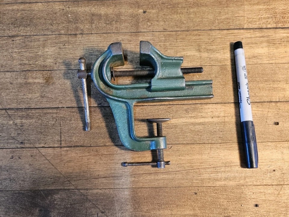 Vintage Jewelers Bench Vise Tool 1-1/2" JAWS Silversmith Forged Anvil ...