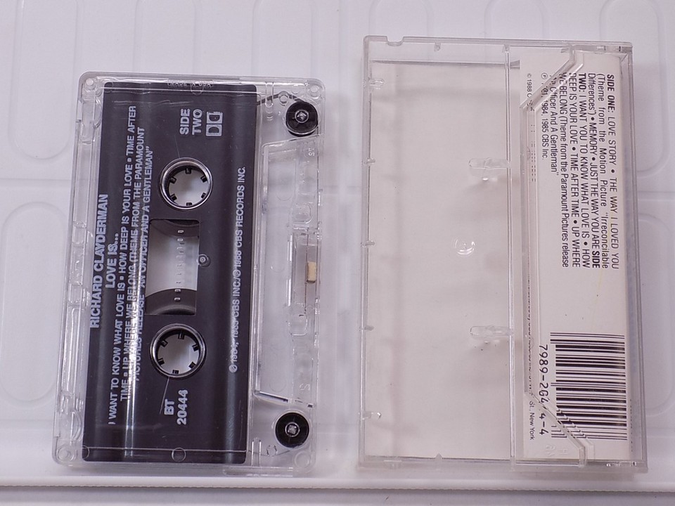 Richard Clayderman - Love Is Cassette 1988 CBS Records | eBay