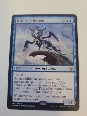 MTG TCG Defiler of Dreams 046/281 Dominaria United Regular Rare Blue ...
