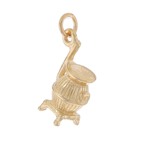 Yellow Gold Potbelly Stove Charm - 14k Cooking Warmth | eBay Australia