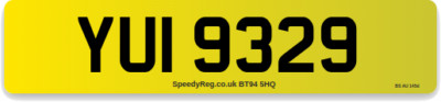 YUI 9329 - Cherished Number Plate (Dateless) Yogesh, Yvonne Harris ...