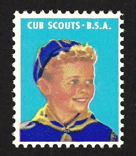Cub Scout BSA Poster Stamp - Perf 12 x 12 1/2 | eBay
