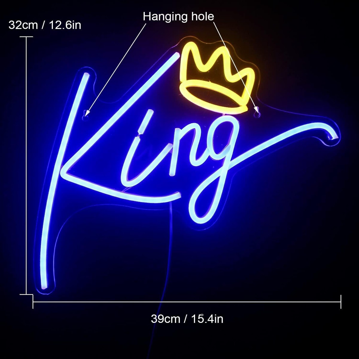 Copperknob Neon Blue
