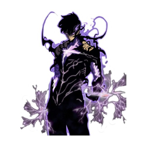 EARLFAMILY 5.1" Jin-Woo Sung Cool Anime Car Decals Motorcycle Laptop ...