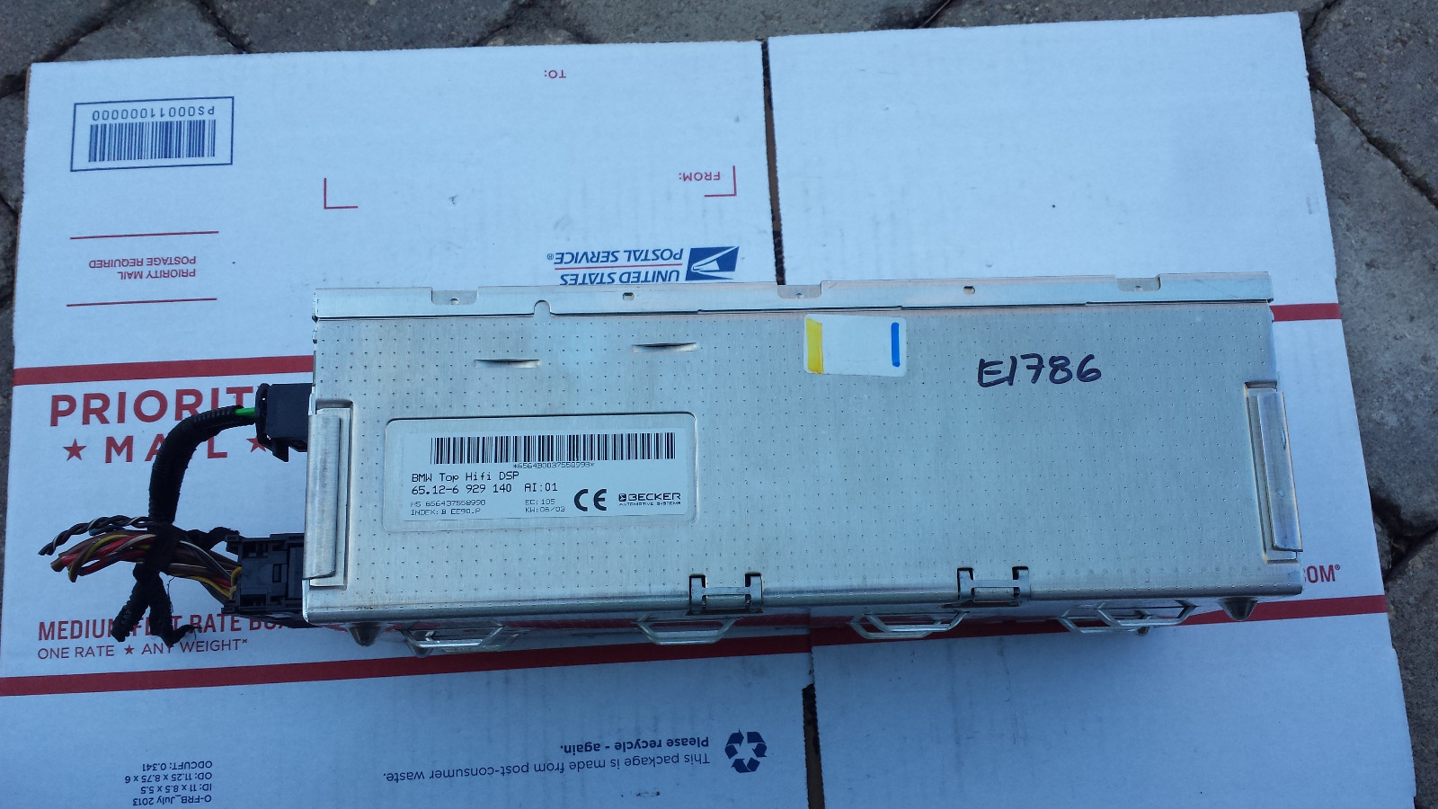 2003 BMW E65 E66 AMP Amplifier Hifi Top System Audio Stereo DSP Logic 7 6929140 | eBay