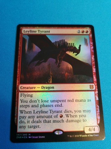 Leyline Tyrant *FOIL* Pack Fresh Zendikar Rising Mtg | eBay