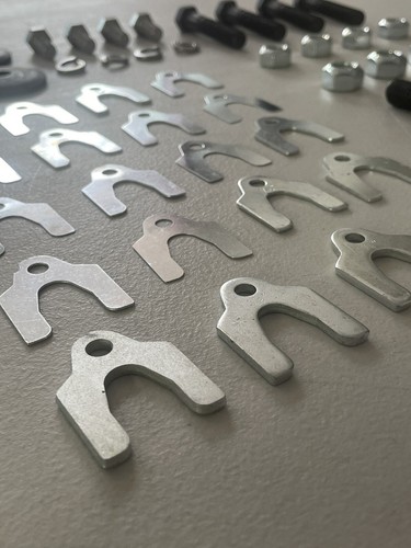 OE Bolts Control arm Bolt Kit Upper & Lower + Shaft Bolts & Shims 48 ...