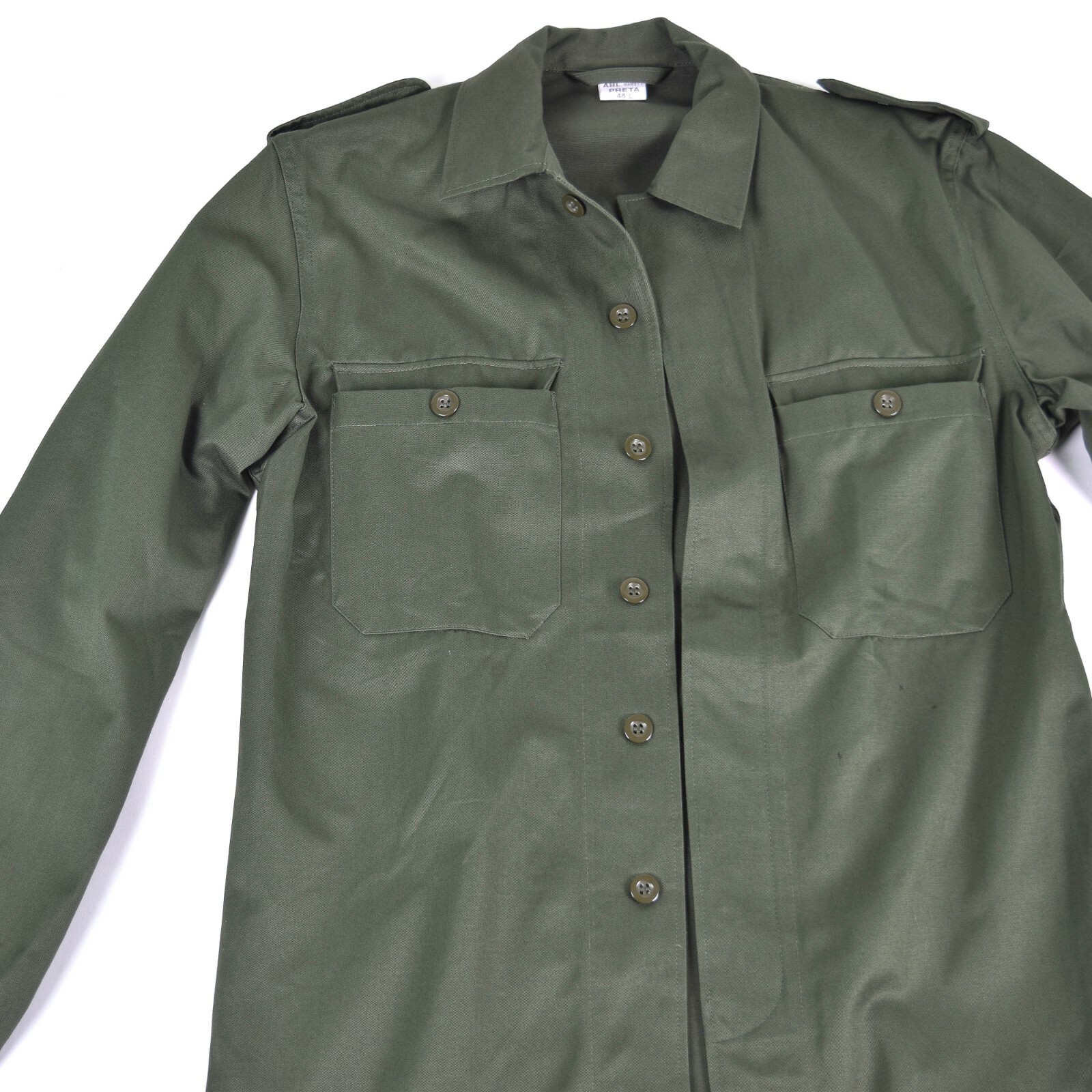 Original Belgian army field jacket military BDU olive shirt military ...
