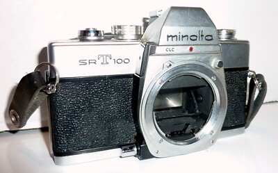Minolta SRT-100 35mm SLR Film Camera Body Only - Great Cosmetic Cond ...