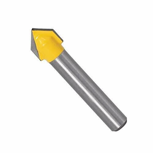 Wolfride V Groove Router Bits and Round Nose Bit 1/4-Inch Shank | eBay