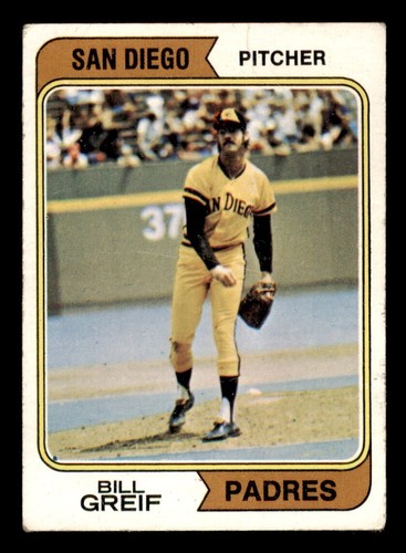 1974 Topps Baseball #102 Bill Greif GD | eBay