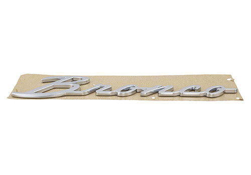Ford Bronco 2021-2024 "Bronco" Script Emblem Kit - Silver M-1447-BSS | eBay