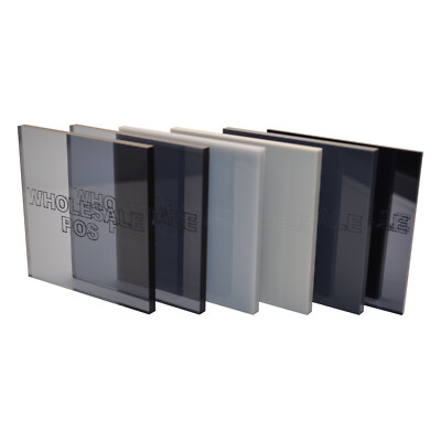 Grey Colour, Tinted & Mirror Perspex® Acrylic Plastic Sheets - Various ...