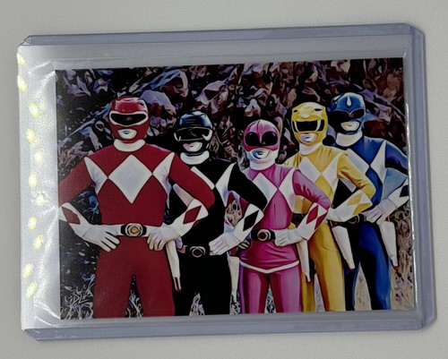 Mighty Morphin Power Rangers Limited Edition Artist Signed Trading Card ...