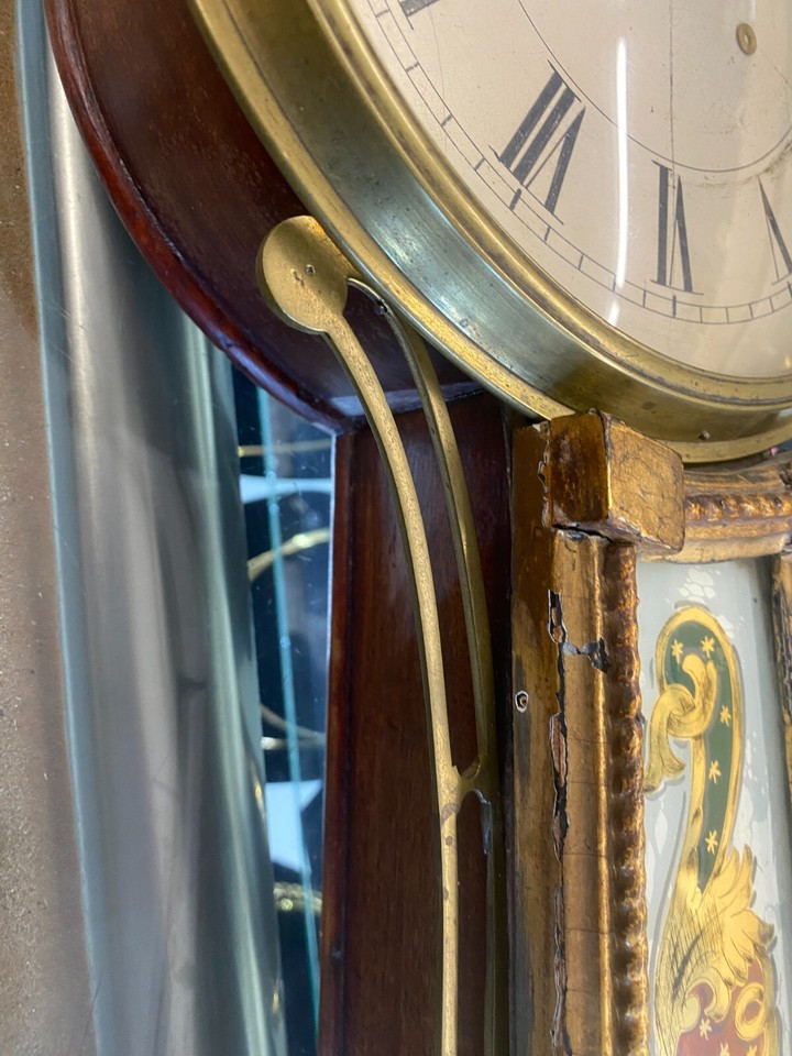 Antique 19th Century Working Banjo Clock Possibly Willard Ship Battle ...