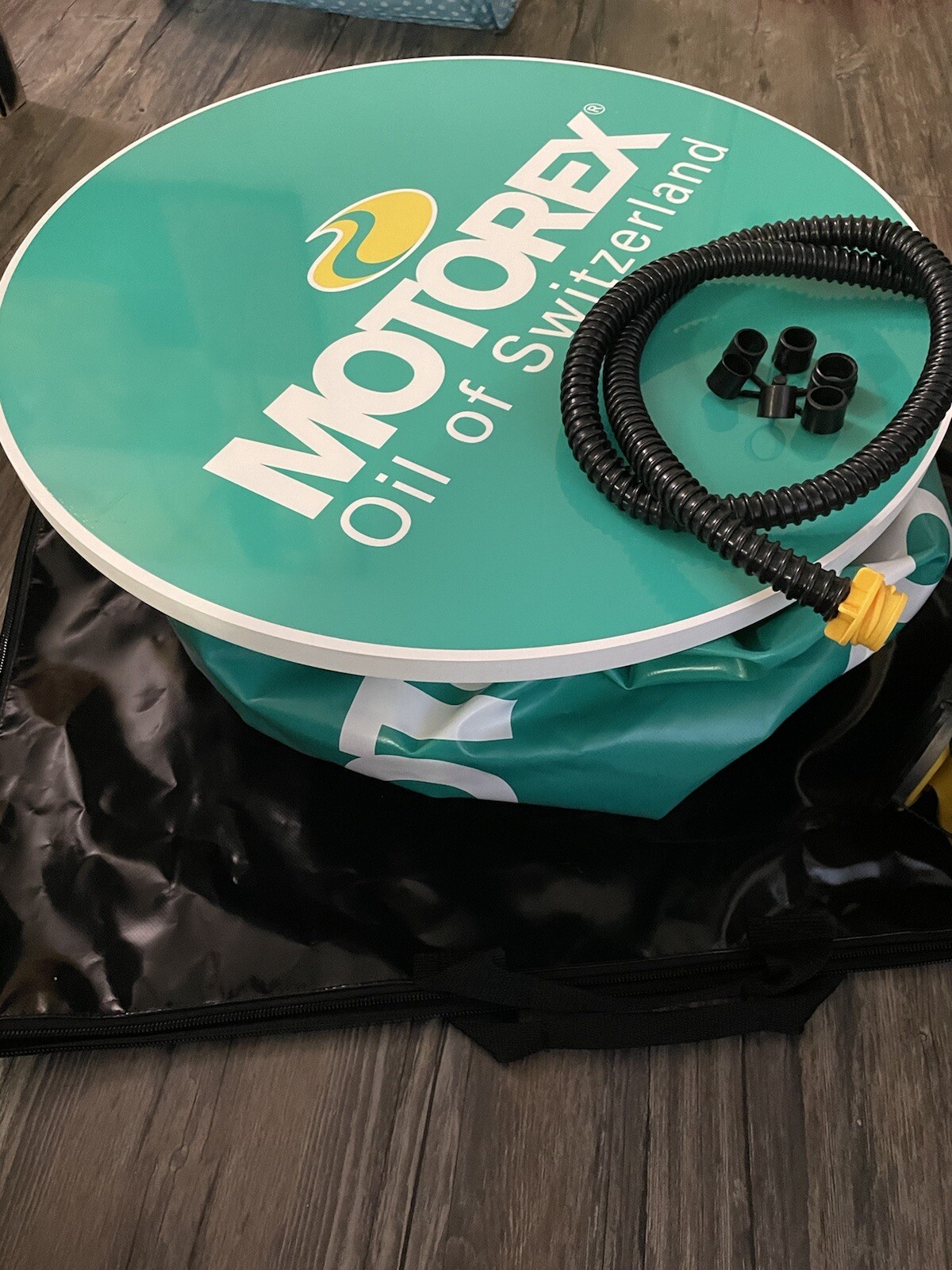 Motorex inflatable table. With Bag. Inflation System By Foot Pump. | eBay
