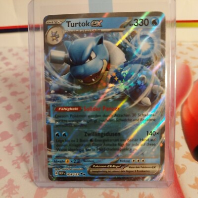 🫧Turtok EX 009/165 🫧 GALAXY HOLO boosterfrisch deutsch • 151 Pokemon ...