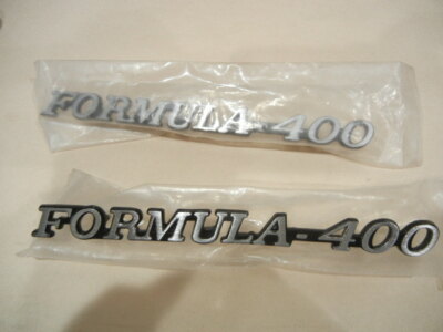 1972 1975 Pontiac FORMULA 400 Fender EMBLEMS Original GM (Pair) | eBay