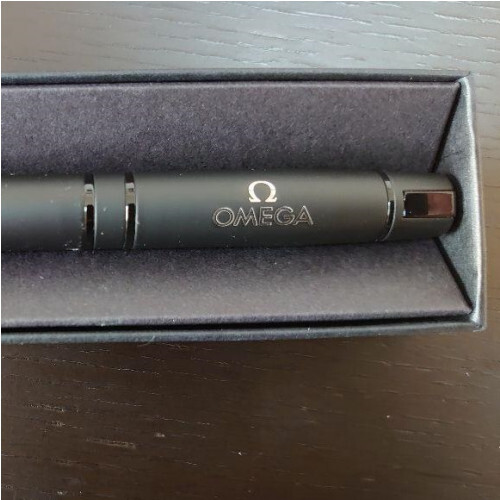 OMEGA Ballpoint Pen Novelty item [EX] with Box Collector's item LTD ...