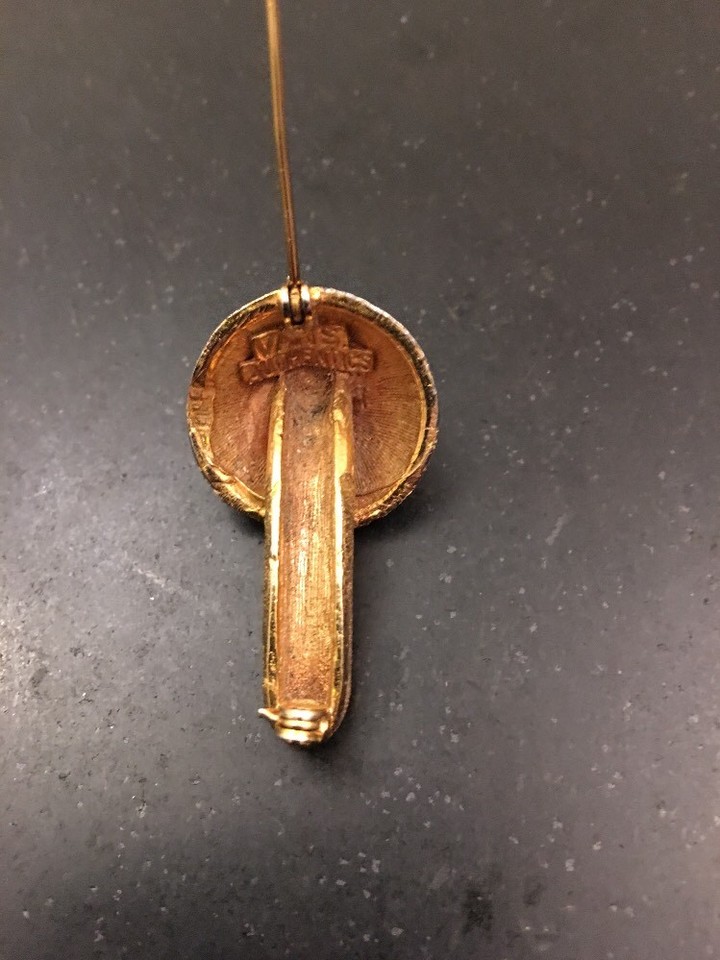 Vans Authentics Mushroom Gold En Brooch Pin 1.5" | eBay