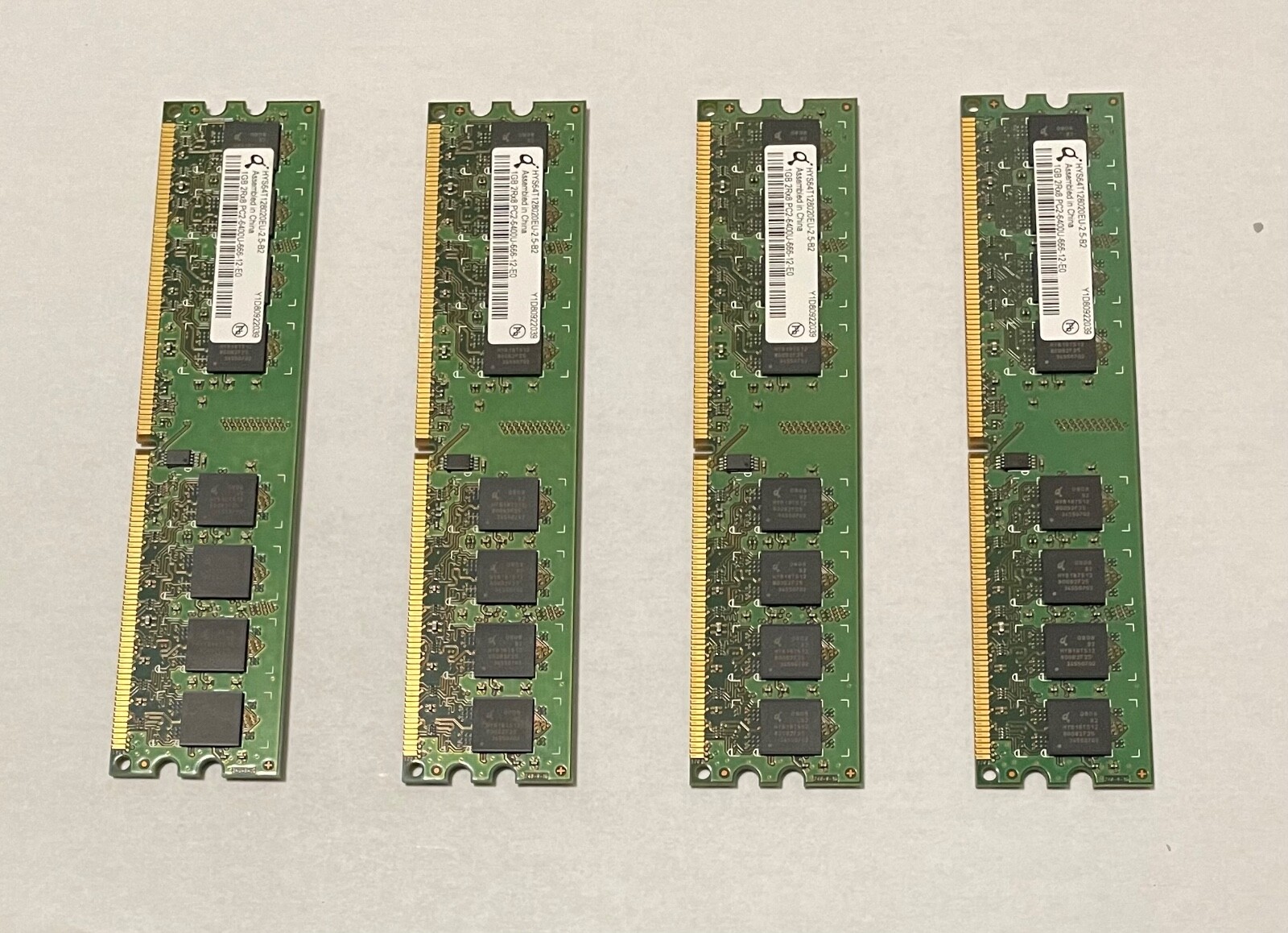 DDR2 1gb x 4 2Rx8 PC2-6400U-666-12-E0 Desktop Memory RAM | eBay