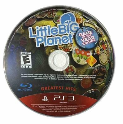 Little Big Planet - GOTY Edition- PlayStation 3 - PS3 - *Disc Only *GH ...