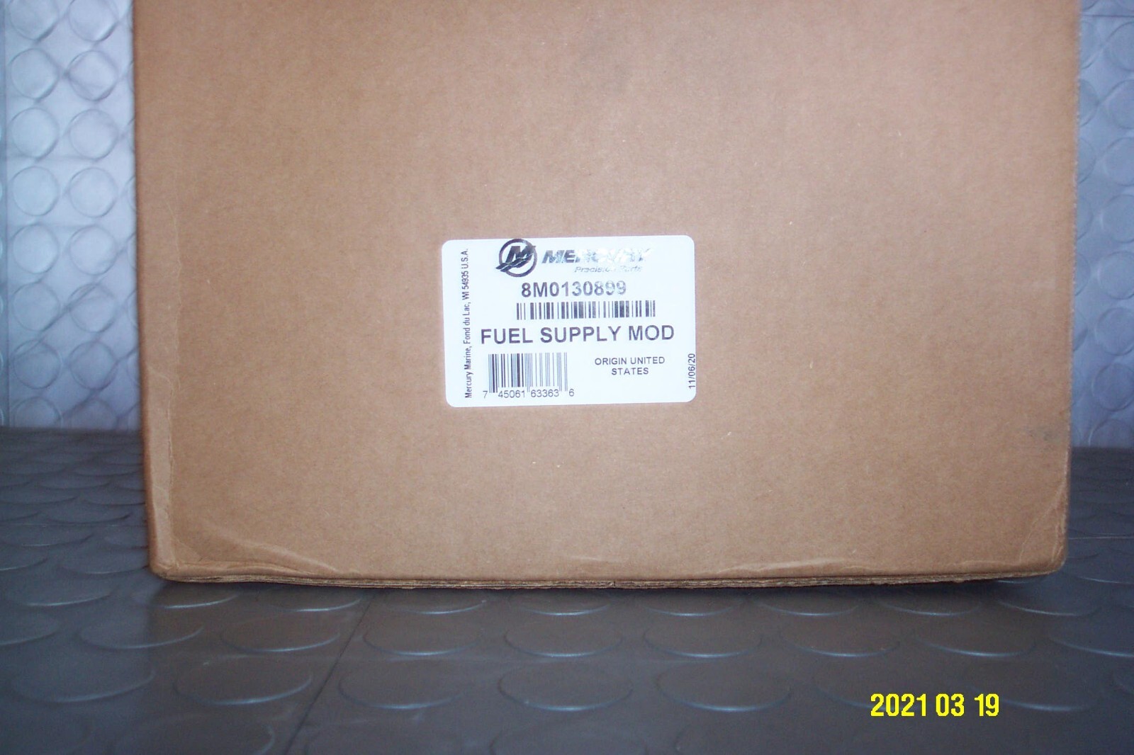 Mercury Marine Quicksilver VERADO Fuel Supply Module OEM 8m0130899 SS ...