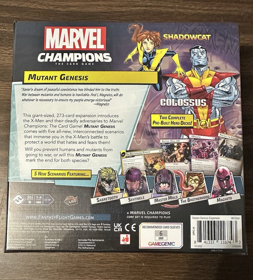 Marvel Champions: Mutant Genesis (Expansion) - New Factory Sealed (Out ...