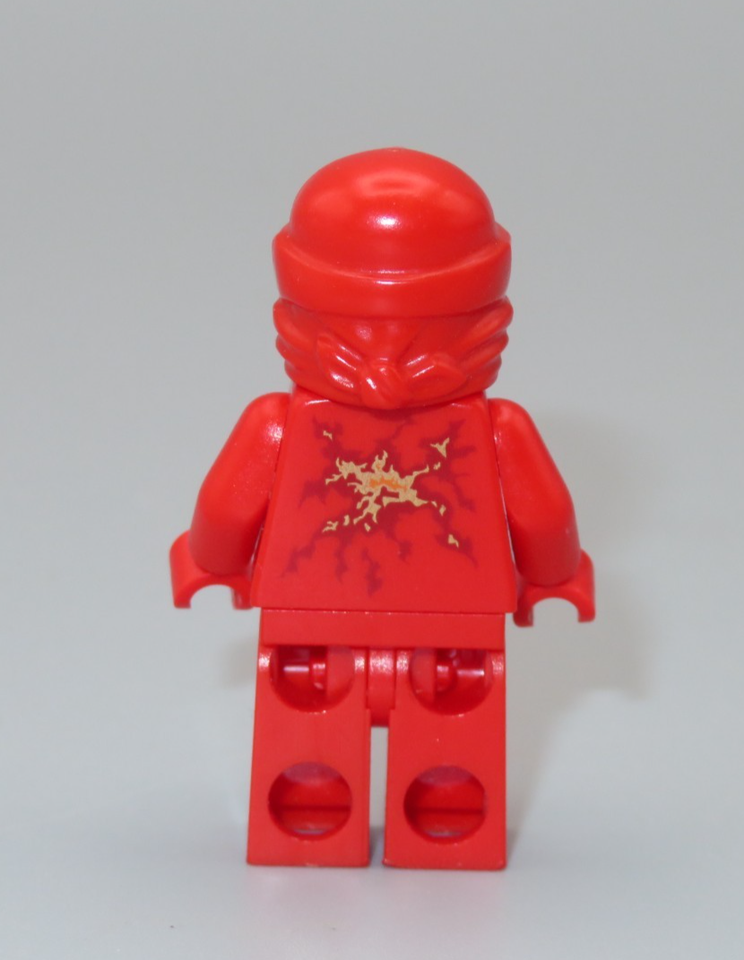 LEGO Kai NRG Ninjago Red energy pattern minifigure Ninja 9591 | eBay