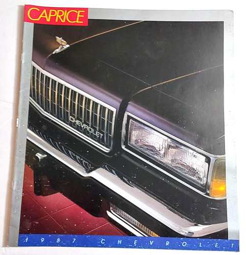 1987 Chevrolet Caprice Sales Brochure 12 x 11 Color | eBay