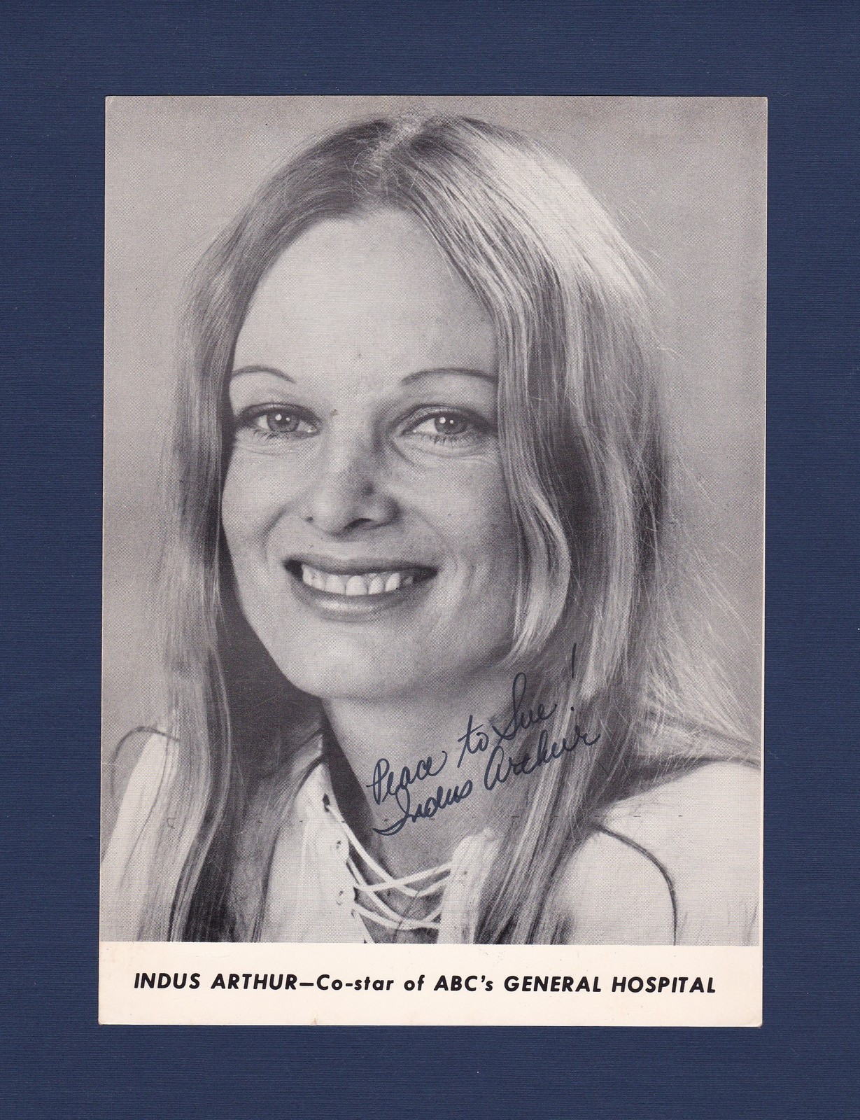 Indus Arthur signed vintage General Hospital TV show photo 1941-1984 ...