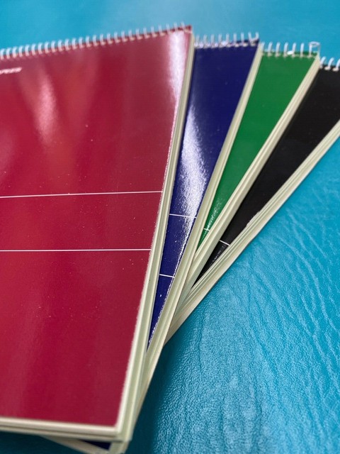 12 Staples Steno Books 6" X 9" Gregg Ruled Green 80 Sheets Each Pad ...
