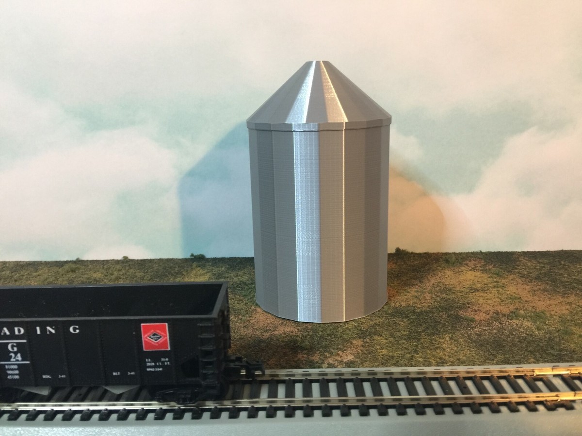 Ho Scale Silos Barn