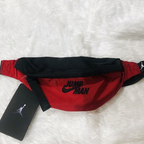 Brand New Jordan Nike Jumpman X Crossbody Black & Red Fanny Pack | eBay