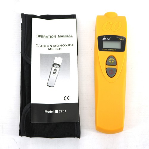 A AZ-7701 Carbon Monoxide Detector CO Tester Meter Detector 0~1000 PPM ...