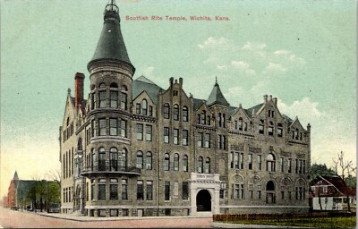 Scottish Rite Temple Wichita Kansas Postcard | eBay