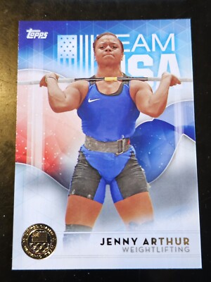 JENNY ARTHUR 2016 Topps US Olympic Silver #48 Weightlifting | eBay