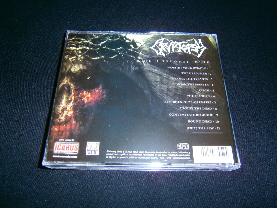 CRYPTOPSY - The Unspoken King. CD | eBay