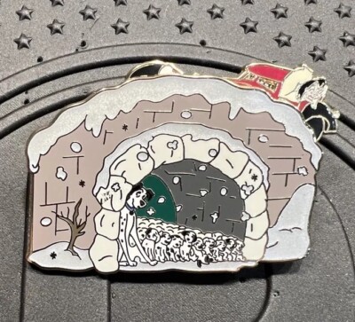 PP DISNEY STORE UK EUROPE PIN CRUELLA 101 DALMATIANS HIDING UNDER ...