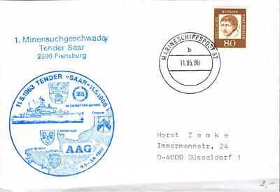 Marine SP "Tender Saar" 11.05.1988 (DDR2) | eBay