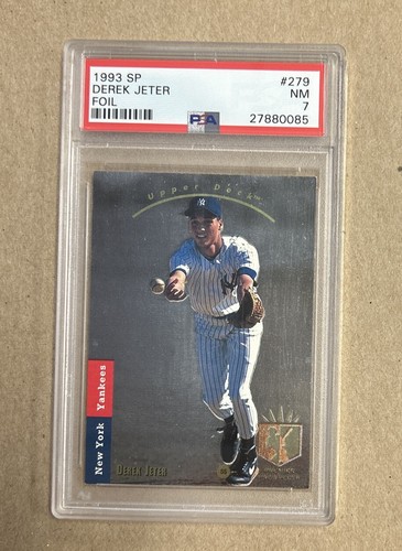 1993 Upper Deck SP Foil Derek Jeter New York Yankees Rookie Card #279 ...