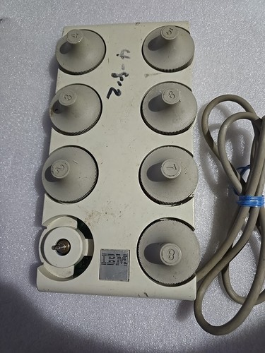 VINTAGE IBM CONTROL PANEL DIAL KNOB COMPUTER INTERFACE CONTROLLER ...