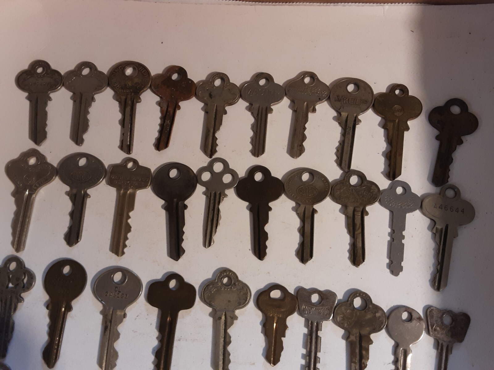 Antique Vintage Lot Of 40 Miscellaneous Keys Some Marked (Lot #3) | eBay