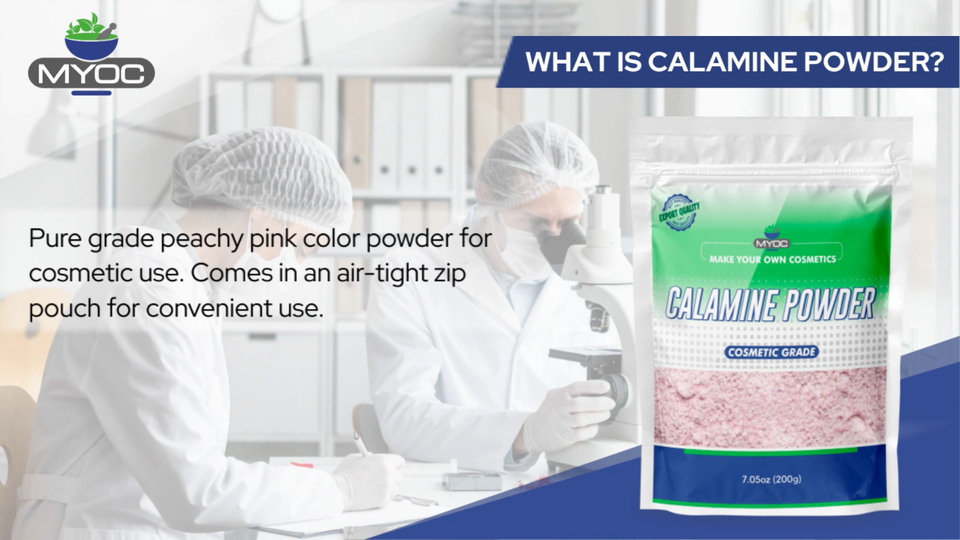 MYOC Calamine Powder 7.05oz Soothing Skin Care DIY Soap & Cosmetic Use ...
