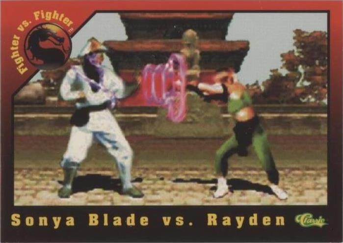 Fighter Vs. Fighter-Sonya Blade Vs. Rayden - 1994 Classic Mortal Kombat ...