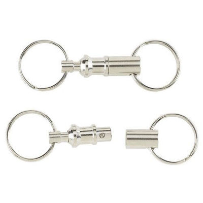 New 1pc Premium Quality Pull Apart Key Chain w 2 Separate Rings | eBay