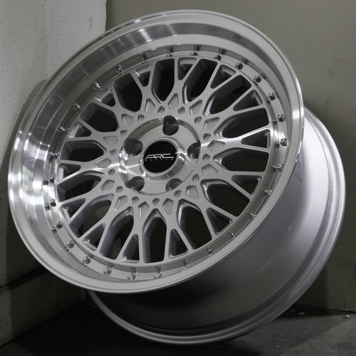 One 17x8.5 ARC Ar1 5x114.3 35 Silver Machined Wheel Rim 73.1 for sale ...