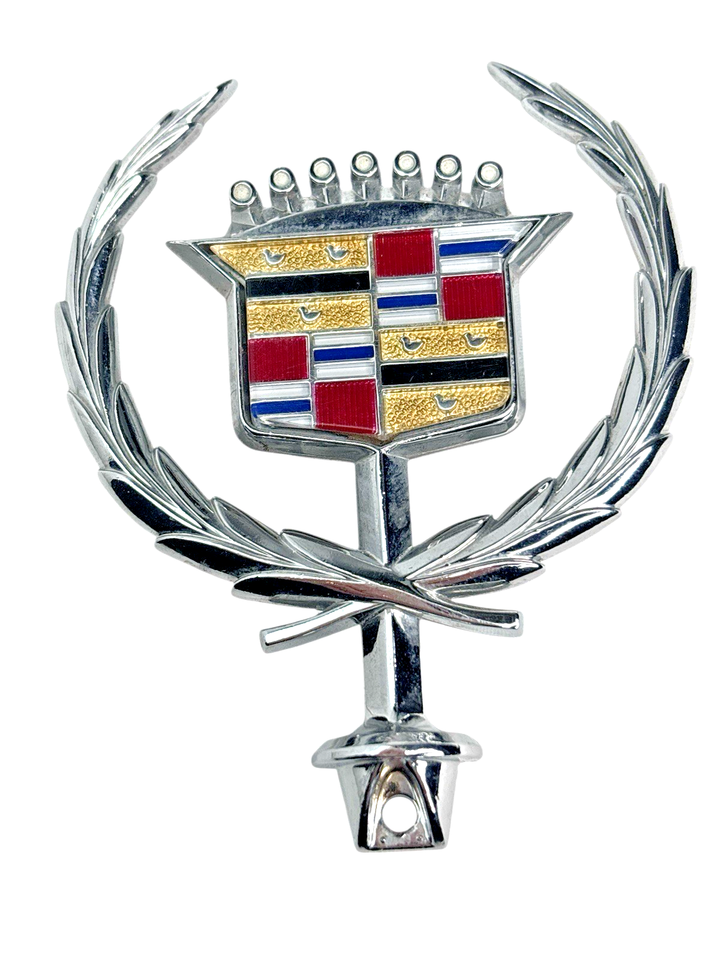 New 1979 Cadillac Eldorado Wreath & Crest Hood Ornament Emblem OEM ...